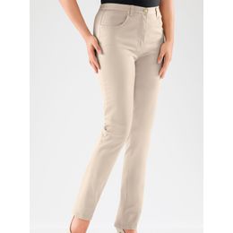 WITT Damen Jeans mit abgerundeten Taschen, stein, Gr&ouml;&szlig;e 21