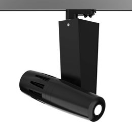 Derksen PHOS 65 LT indoor LED Projektor, Schwarz, 60 W, 3910 Lumen, IP20, LT = Stromschienen-Version
