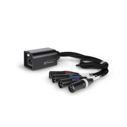 Palmer AoC Loom XLR M - Audio over Cat Multicore-Adapterkabel von Ethercon auf 4 x XLR male