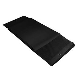 Adam Hall ah Accessories 0151 X 43 - Dekomolton B1 mit br&uuml;nierten &Ouml;sen, ges&auml;umt, 4 x 3 m, schwarz