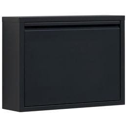 CARRYHOME Schuhkipper, Anthrazit, Metall, 50x37x15 cm, Typenauswahl, Garderobe, Schuhaufbewahrung, Schuhkipper