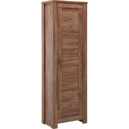Landscape Garderobenschrank, Akazie, Holzwerkstoff, 5 F&auml;cher, 65x200x40 cm, Beim&ouml;bel erh&auml;ltlich, Garderobe, Garderobenschr&auml;nke, Garderobenschr&auml;nke