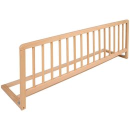 My Baby Lou Bettschutzgitter, Natur, Holz, Buche, vollmassiv, 30x38x118 cm, Kindersicherheit, Rausfallschutz Bett