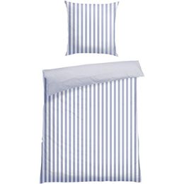 Schiesser Bettw&auml;sche Marie, Hellblau, Textil, Streifen, 135x200 cm, pflegeleicht, weiche und anschmiegsame Oberfl&auml;che, Schlaftextilien, Bettw&auml;sche, Bettw&auml;sche, Renforc&eacute;-Bettw&auml;sche