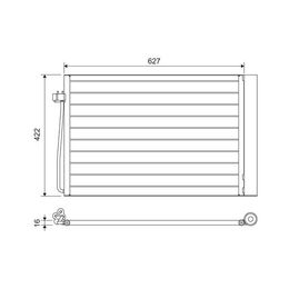 Valeo Kondensator, Klimaanlage 817850 f&uuml;r BMW (BRILLIANCE)
