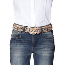 Heine Witt Damen G&uuml;rtel, rosegold, Gr&ouml;&szlig;e 85