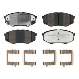 Meyle Bremsbelagsatz, Scheibenbremse 0252518718pd Vorderachse f&uuml;r HYUNDAI KIA