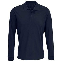 SOLS Unisex Adult Prime Pique Langarm-Poloshirt (French Navy)