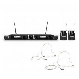 LD-Systems LD Systems U506 BPHH 2 - Funkmikrofon System mit 2 x Bodypack und 2 x Headset beigefarben