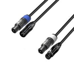 Adam Hall ah Cables 5 STAR H PCON A 0300 - Hybridkabel - Audio Neutrik XLR x powerCON - 3 m