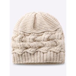 WITT Damen Strickm&uuml;tze, beige, Gr&ouml;&szlig;e 0