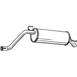 BOSAL Endschalld&auml;mpfer 148165 f&uuml;r Fiat