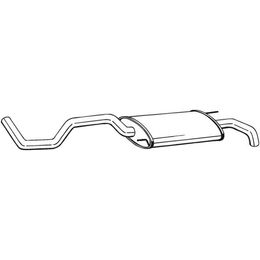 BOSAL Endschalld&auml;mpfer 282471 f&uuml;r SEAT