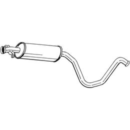 BOSAL Mittelschalld&auml;mpfer 281831 f&uuml;r SAAB