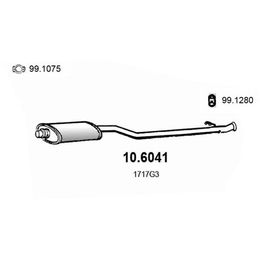 Asso Mittelschalld&auml;mpfer 106041 f&uuml;r Citro&euml;n