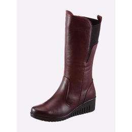 Gemini Damen Stiefel mit flexibler Laufsohle, burgund, Gr&ouml;&szlig;e 42