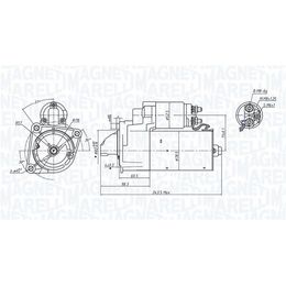 MAGNETI MARELLI Starter 063725717010 f&uuml;r Fiat