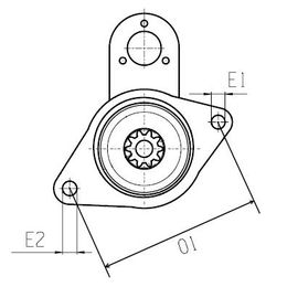 HC-CARGO Starter f032114299 f&uuml;r VW