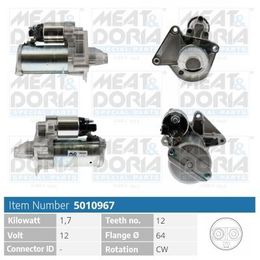 MEAT & DORIA MEAT & DORIA Starter 5010967 f&uuml;r Opel Citro&euml;n/Peugeot