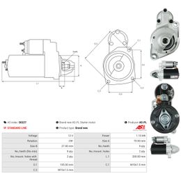 AS-PL Starter s0227 f&uuml;r Mercedes