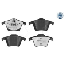 Meyle Bremsbelagsatz, Scheibenbremse 0252401118pd Hinterachse f&uuml;r Volvo