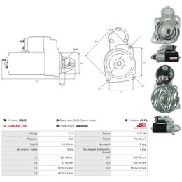 AS-PL Starter s0602 f&uuml;r Ford