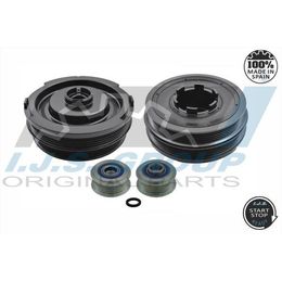 IJS GROUP Riemenscheibensatz, Kurbelwelle 171028kit f&uuml;r BMW
