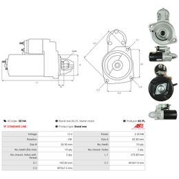 AS-PL Starter s0144 f&uuml;r Mercedes DAF