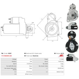 AS-PL Starter s0391 f&uuml;r BMW