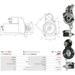 AS-PL Starter s0319 f&uuml;r VW