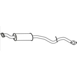 VEGAZ Mittelschalld&auml;mpfer sas93 f&uuml;r Subaru