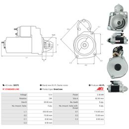 AS-PL Starter s0575 f&uuml;r Chrysler
