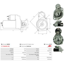 AS-PL Starter s0695s f&uuml;r Ford VW