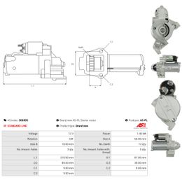 AS-PL Starter s0690s f&uuml;r BMW