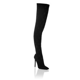 Philipp Plein Overknee-Stiefel Monogram