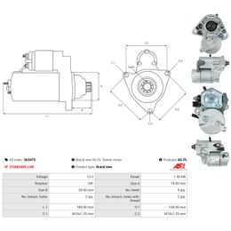 AS-PL Starter s6347s f&uuml;r TOYOTA