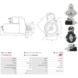 AS-PL Starter s0228 f&uuml;r STEYR BMW