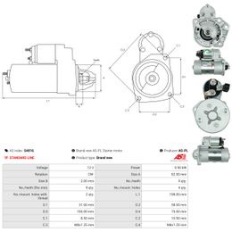 AS-PL Starter s4016 f&uuml;r VW