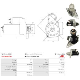 AS-PL Starter s3101 f&uuml;r HONDA