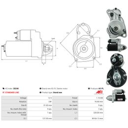 AS-PL Starter s0240 f&uuml;r VW