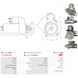AS-PL Starter s4042 f&uuml;r TOYOTA