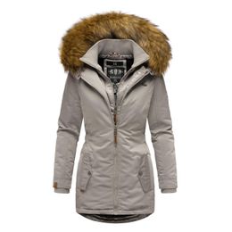 Marikoo Damen Winterjacke &ndash; Sanakoo, warm mit abnehmbarem Fellkragen