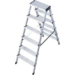 Krause Doppelstufenleiter 'Dopplo' 2 x 6 Stufen 285 cm