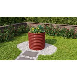 Vitavia Hochbeet 'Vita 858 Rund' 82 x 86 x 82 cm rubinrot