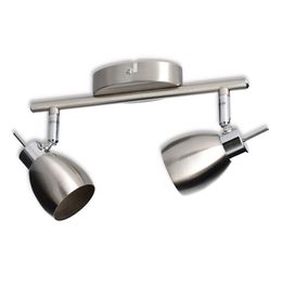 toom LED-Spot 'Sonja' 2-flammig GU10 4,8 W 350 lm warmwei&szlig; 25,5 x 13 cm