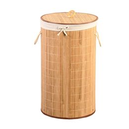 Kesper W&auml;schesammler Bambus hellbraun 35 x 35 x 60 cm