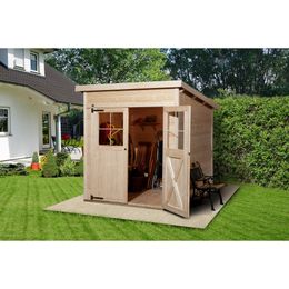 Weka Blockbohlenhaus 'Nova' Gr&ouml;&szlig;e 1, naturfarben