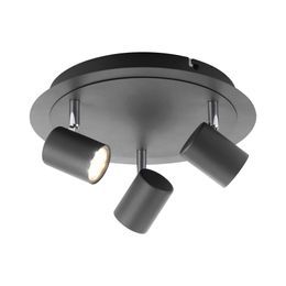 Just Light LED-Spot 'Tarik' 3-flammig GU10 13,5 W 360 lm warmwei&szlig; &Oslash; 35 x 14,5 x 35 cm