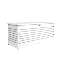 BioHort Gartenbox 'FreizeitBox 200' Stahl wei&szlig; 201 x 83 x 79 cm