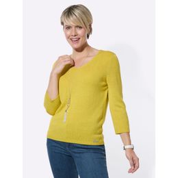 V-Ausschnitt-Pullover